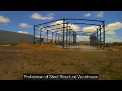 Q345 Industrial Shed HDG Prefabricated Warehouse