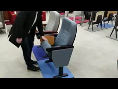 OEM Theater Furniture Light Blue Auditorium Chair Muebles Para Teatro En Casa