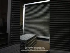 Flat Tube Fin Type Heat Exchanger For Commercial A/C Industrial Refrigeration