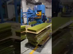 Aluminum fin of heat exchanger automatic punching process