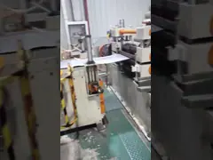How the slitting machine running? Coils slitted into strip.