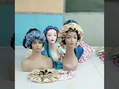 Multi Purpose Satin Reversible Bonnet With Soft Band