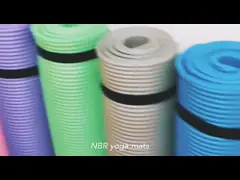 All Purpose NBR Yoga Mat , 8mm Floor Mats For Gym Equipment