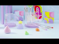 Fantasy Synthetic Hair Jessup Makeup Brushes Set With PU Bag
