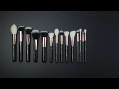 Black 25pcs 25pcs Pro Makeup Brushes Set