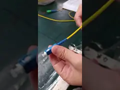 Fibra di cordone di parche 5 metri PVC / LSZH Simplex de modo único SC UPC un SC UPC 3,0 mm