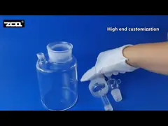 High Precision Quartz Apparatus Lab Instruments With Grinding Mouth