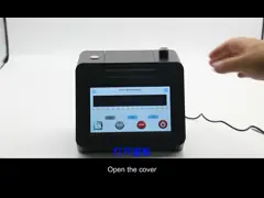 Espectroscope de bureau avec vue sur écran transparent