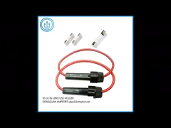 Suporte Inline do fusível R3-32 para o fusível cerâmico de vidro 15A 250V do fusível 20A 250V de 5x20mm/6.35x31.8mm