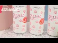 3D Rose Face Wash Foaming Cleanser Glycerol Malic Acid No Irritation