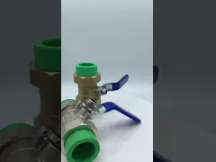 110mm Brass Double Union Ball Valve Heavier Type Full Bore