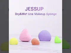 Jessup 5pcs 47g Makeup Puff Sponge Colorful Multifunctional