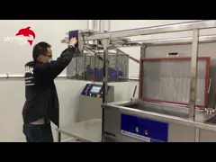 받침대와 안전 값 부품을 위한 4가지 역 초음파 세척 시스템