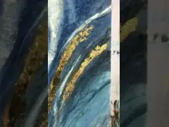 Hand Painted Abstract Canvas Art Painting For Wall Decor