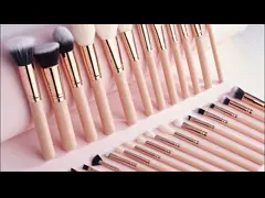 Glossy Aluminum Ferrule Jessup Makeup Brushes 30 Piece Brush Set