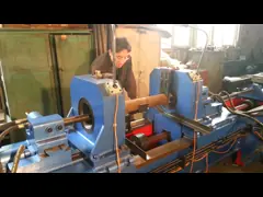 roller conveyor pipe both ends  boring machine
