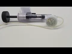 Disposable PTCA Balloon Inflation Device For Inflator Angiography