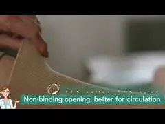 Knitted 90% Bamboo Mens Womens Diabetic Socks Socks With Loose Fitting Tops