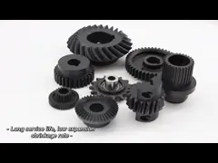 CncラックピニオンキットMcナイロンプラスチックギア耐摩耗性
