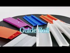 Uhmw Polyethylene Machining Chain T Shaped Concave Single Double Row Direct Pin Guide Rail