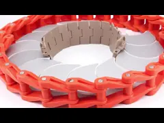 1080 Crescent Horizontal Turning Conveyor Chain 1085 Sushi Chain Rotating Hot Pot General Engineering Plastics