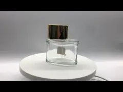 Cosmetic  Glass Perfume Bottle Special Shaped Luxury Clear