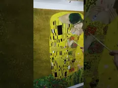 The Kiss People Oil Painting Decorative On Linen Canvas