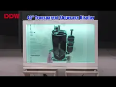 700 Nits Brightness Transparent LCD Display 27 Inch 16.7M With CE RoHS CCC Approval