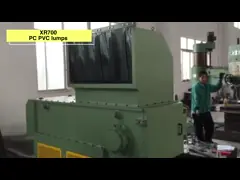 XR 700 PC PVC lumps shredder cutting motor 30KW rotor 700mm