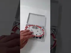 Fiber Optic Socket Optical Terminal Termination Box 2 Port SC Faceplate