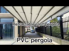 Motoried Roof Retractable Pergola Awning