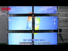 Pantallas LCD Wandde Vidéo sans Costure 55 Zoll 3,5 mm DP Schleife Dans le Schleife Aus Hochkontrast
