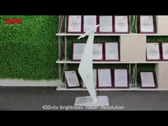 Lcd White Touch Screen Digital Signage Kiosk Monitor With Led Backlight ISO9001 DDW-AD4201TK