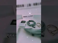Metro de flujo líquido ultrasónico montado en la pared del flujómetro DN50mm DN6000mm Modbus RS485