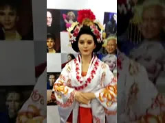Realistic Female Character Lifelike Full Size Ancient Emperor Wu Ze Tian Wax Statues