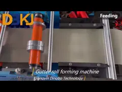Rotolo della grondaia della pioggia che forma l'acciaio del quadrato della macchina 15m/min PPGI