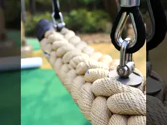 Outdoor Swing Playground Rope Bridge