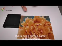 Corridor Carpet Nylon Printed Carpet Custom Design Stain Resistant