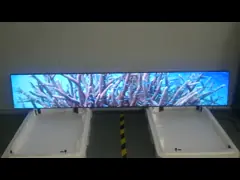 China 16.3'' Digital Signage Poster Standalone Android Stretched Bar Shelf Lcd Video Displayer for sale