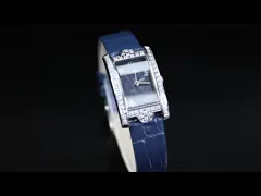3ATM 30m Waterproof 2035 Movement Alloy Square Watch