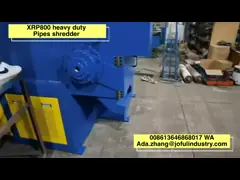 XRP800 heavy duty Pipes shrdder,PP PE lumps shredder,movable feedding hopper pipes shredder