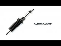 China 12 Core 24 Core 8-10mm ADSS FTTH Network Anchoring Clamp for sale