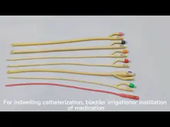 Different sizes of Latex Catheter