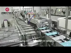 Automatic Face Mask Packing Machine 150/min 6kW Plastic Film