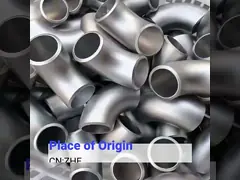 Seamless Welded 304 Stainless Steel Elbow Fittings Sandblasting