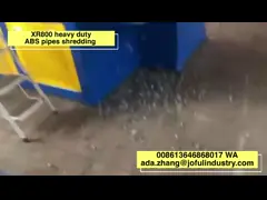 XR800 ABS pipes shredder ,plastic pipes shredder,cutting motor 45KW,800mm rotor length