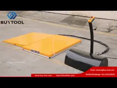 China 775mm Height Low Profile Lift Tables Mobile Low Profile Pallet Lift Table Safety for sale