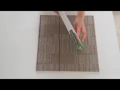 50cm*50cm Nylon Solution Dyed Carpet Tiles With PVC Backing Commercial Carpet