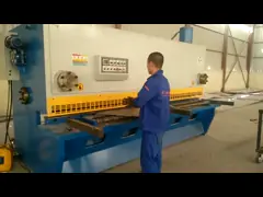 380V Hydraulic Swing Beam Shearing Machine 3 Phase Semi Automatic