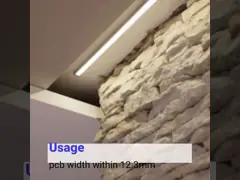 Vertieftes Aluminium-LED-Profil 6063 mit Aluminium des PC PMMA führte Profil